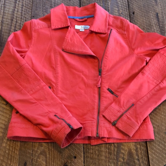 Boden | Jackets & Coats | Boden Coral Moto Jacket Size 8 | Poshmark